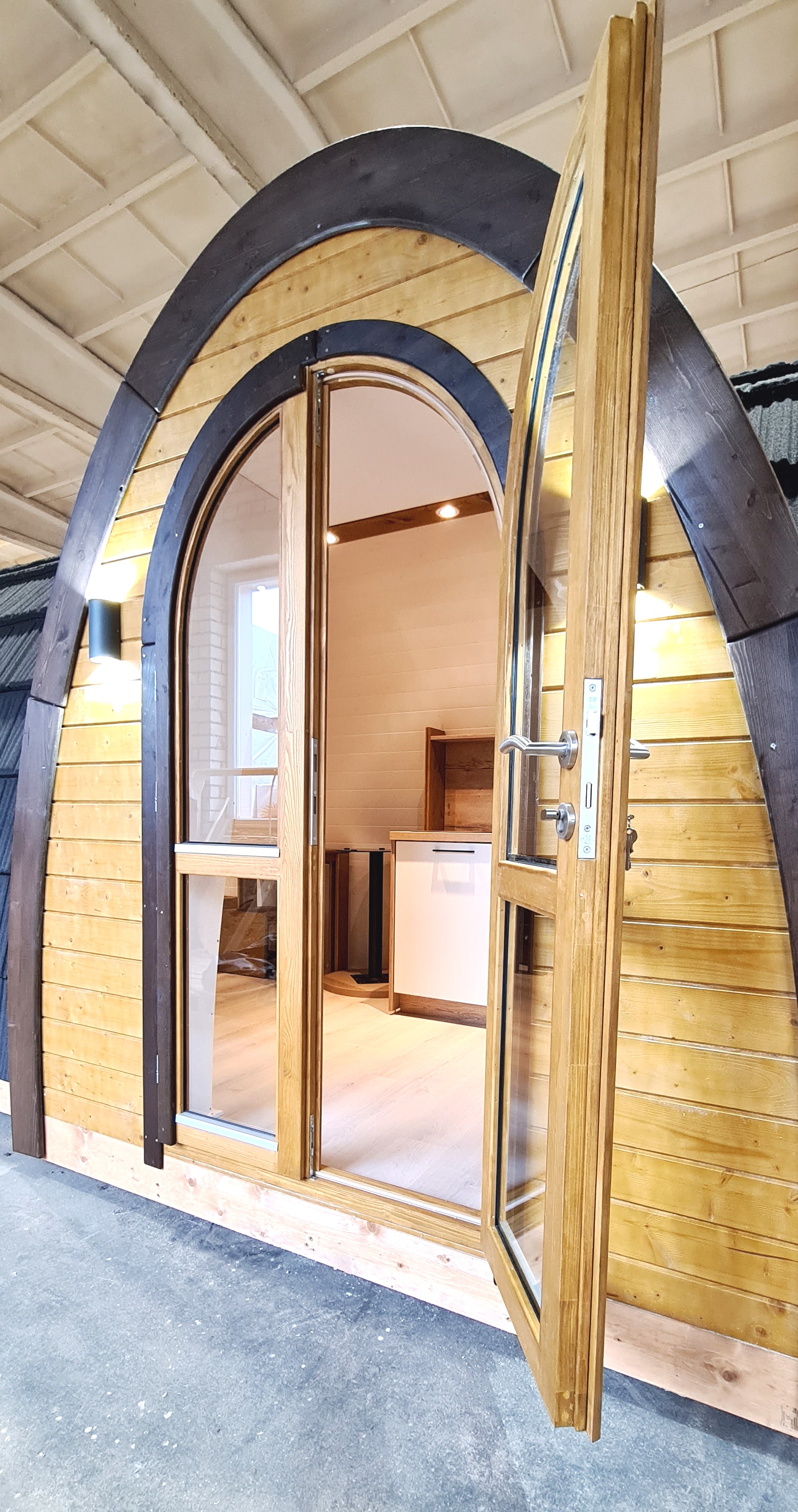 Our bespoke Camping Pod with a side entrance is a dream project for our ...