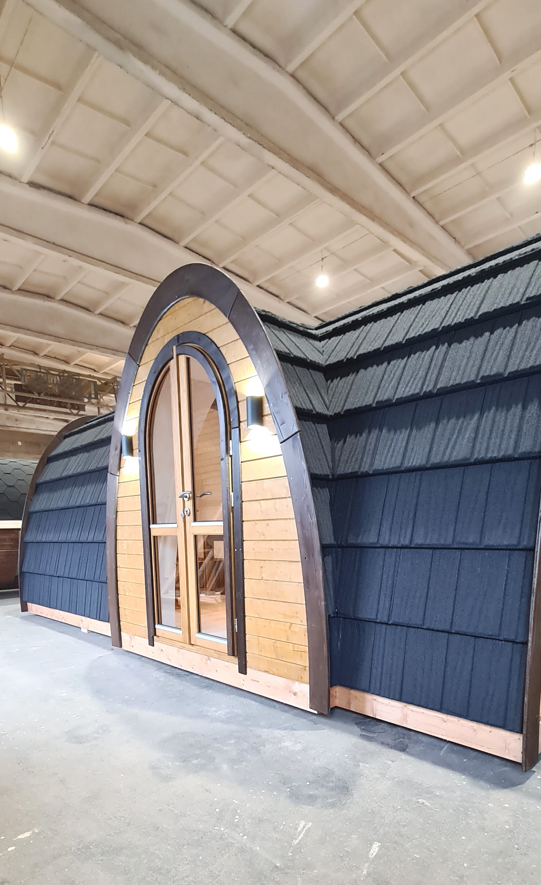 Our bespoke Camping Pod with a side entrance is a dream project for our ...