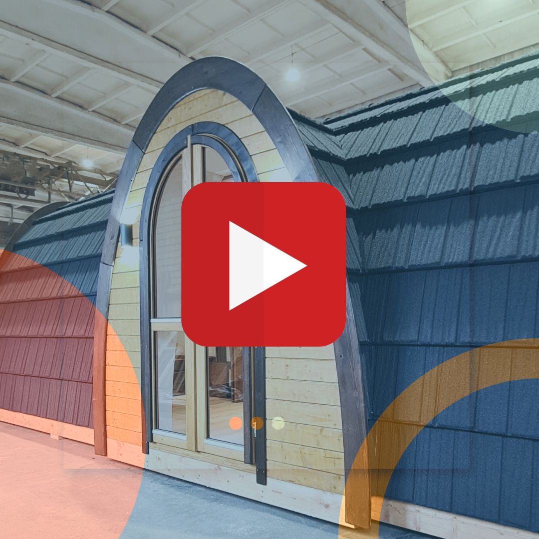 Our bespoke Camping Pod with a side entrance is a dream project for our ...