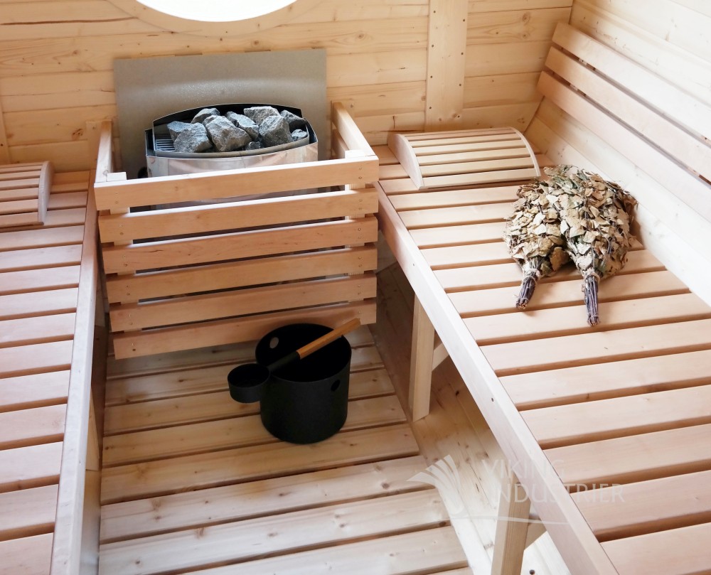 SAUNA LUNA 2.3 X 2.4 M | VIKING INDUSTRIER