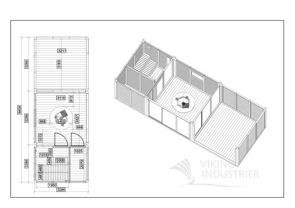 GARDEN CUBE 3 X 8 M WITH SAUNA, GRILLING AND LOUNGE AREA | VIKING ...