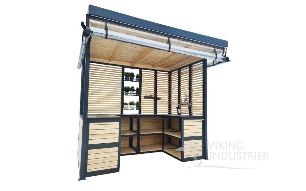 Outdoor Kitchen 2.5 x 1.6 m | VIKING INDUSTRIER