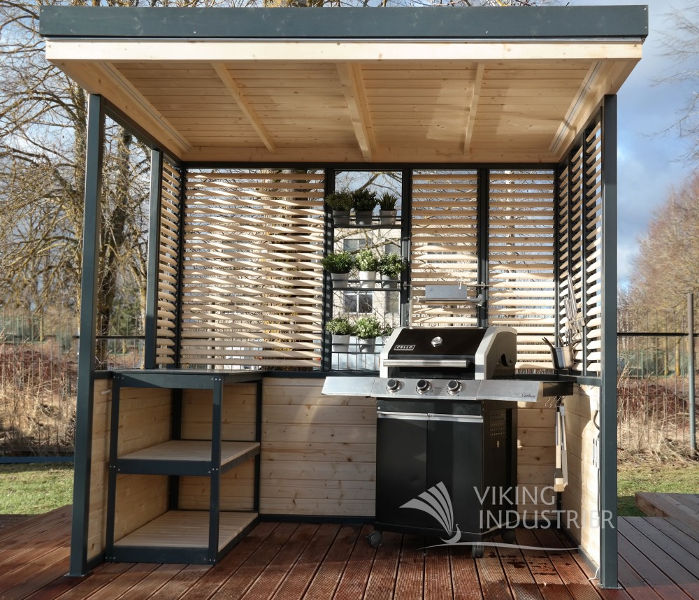 Outdoor Kitchen 2.5 x 1.6 m | VIKING INDUSTRIER