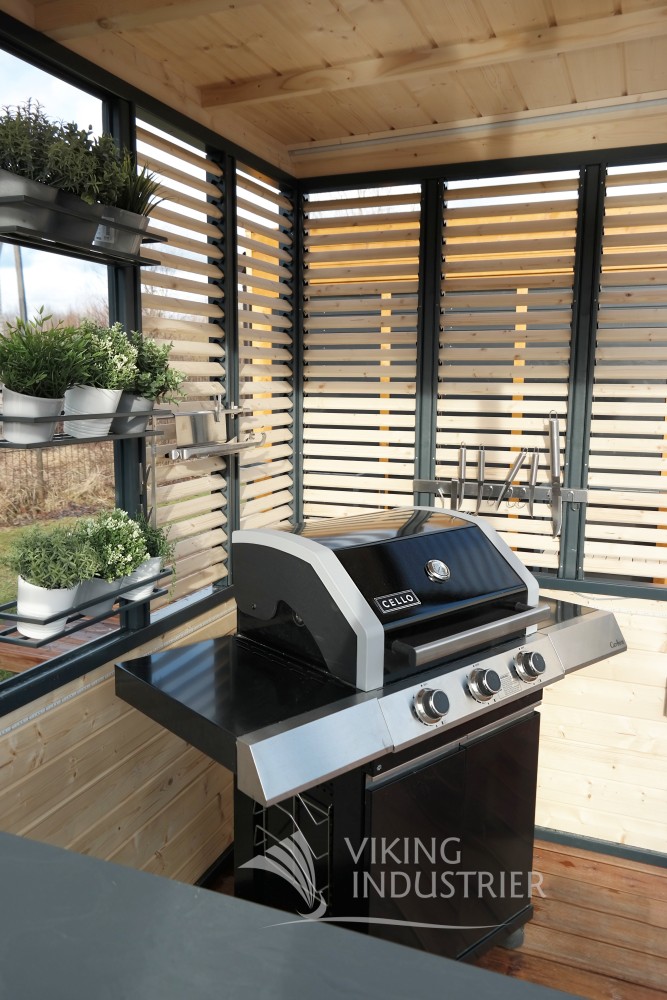 Outdoor Kitchen 2.5 x 1.6 m | VIKING INDUSTRIER