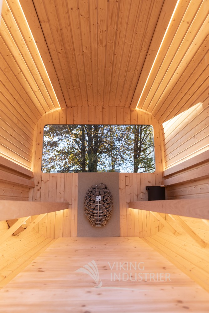 SAUNA LUNA 2.3 X 2.4 M | VIKING INDUSTRIER