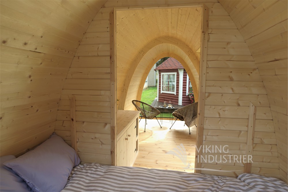 Camping Pod with Side Entrance 2.4 x 5.9 | VIKING INDUSTRIER