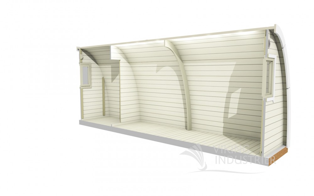 Camping Pod with Side Entrance 2.4 x 5.9 | VIKING INDUSTRIER