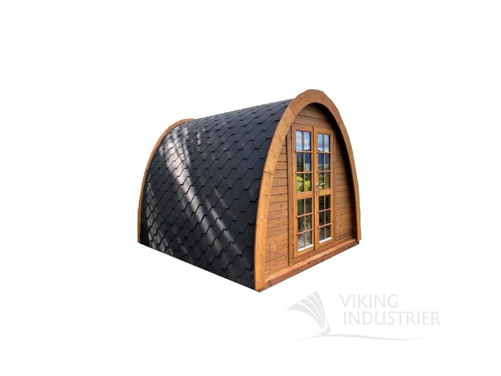 Insulated Camping Pod 2.4 x 4 m | VIKING INDUSTRIER