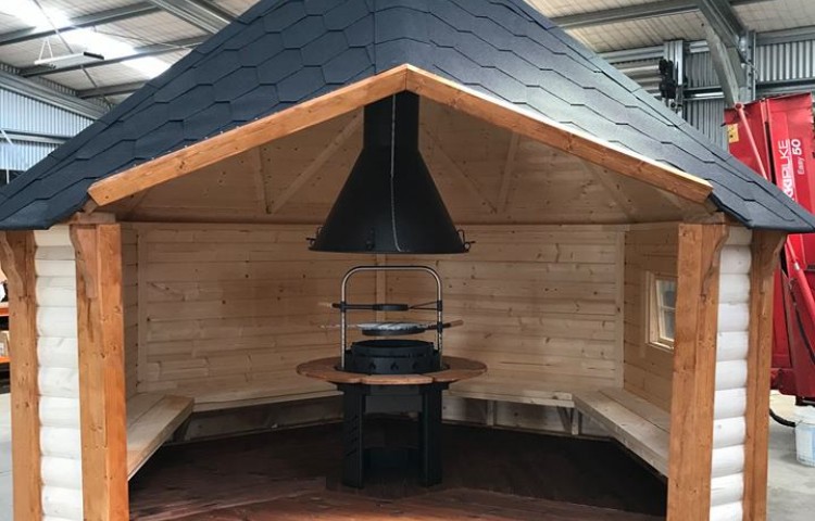 open grill cabin