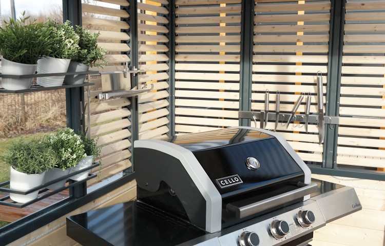 Outdoor Kitchen 2.5 x 1.6 m | VIKING INDUSTRIER